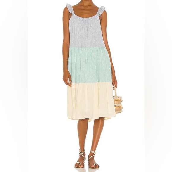Rails | Dresses | Rails Capri Dress In Multi Rainbow Stripe | Poshmark